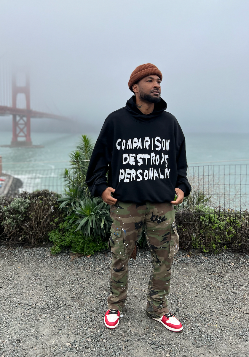 "Comparison Destroys Personality" Hoodie – Evolve The Label
